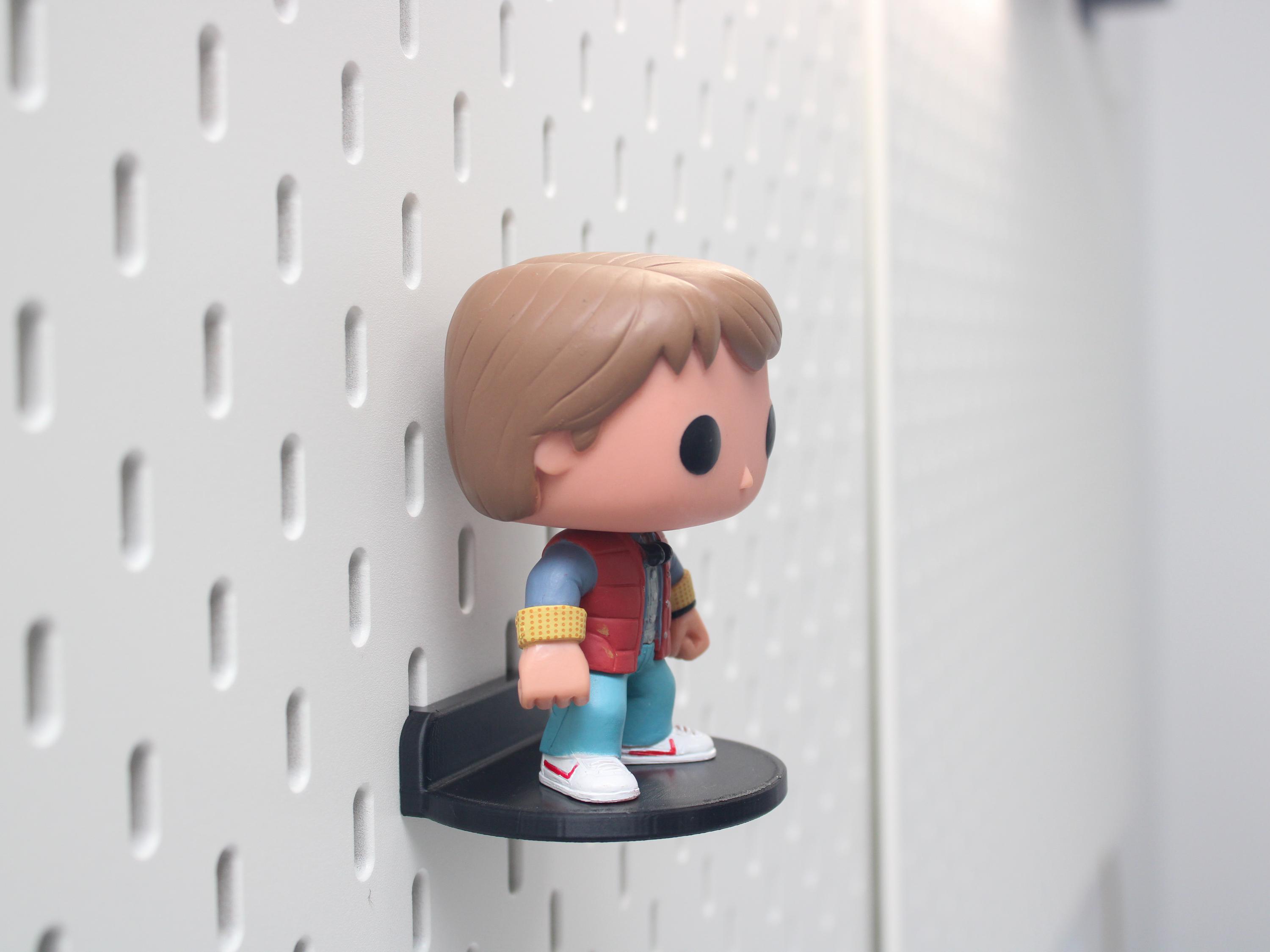 IKEA SKADIS Funko Pop Shelf | Display Stand for UPPSPEL Pegboard ...
