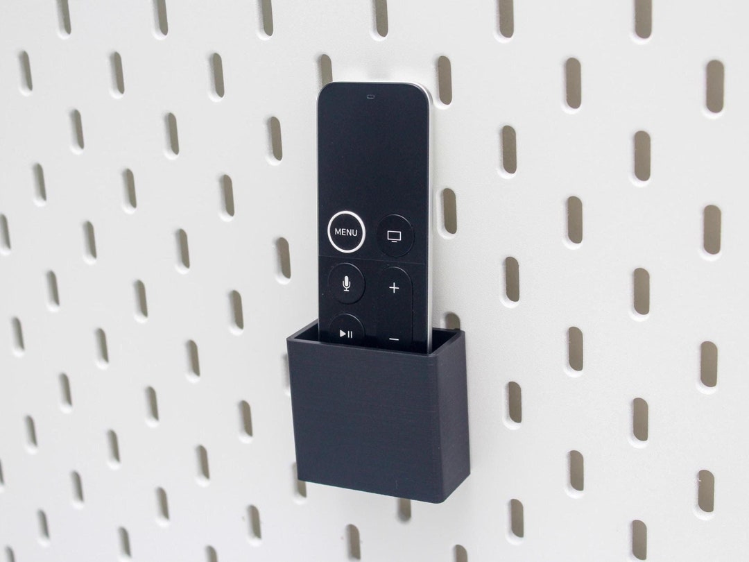 Apple TV Remote Holder for IKEA Skadis Pegboard 1st Generation 9 Colors ...
