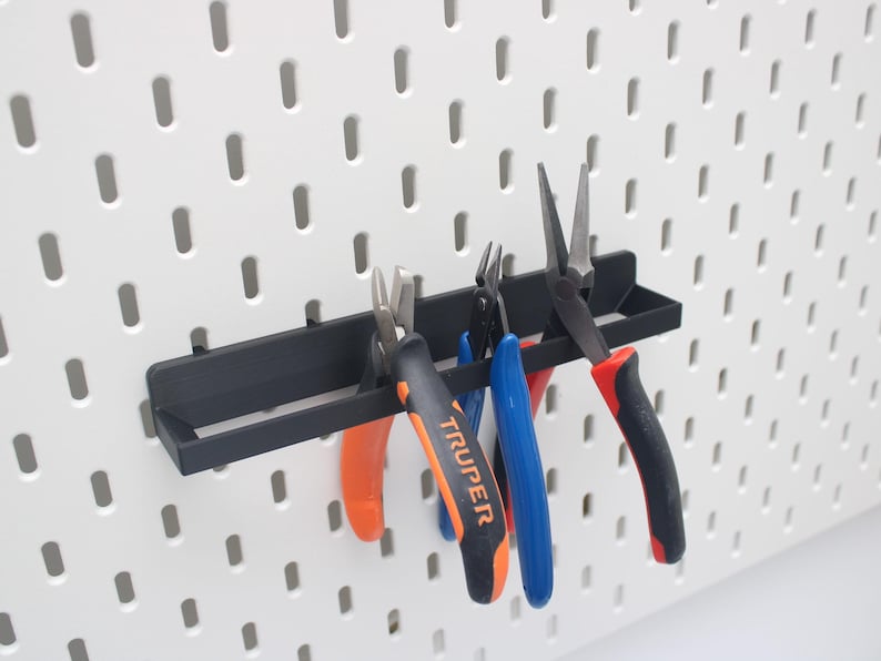 IKEA SKADIS Pliers Holder | Pegboard Snips, Cutters, Tools Mount for ...