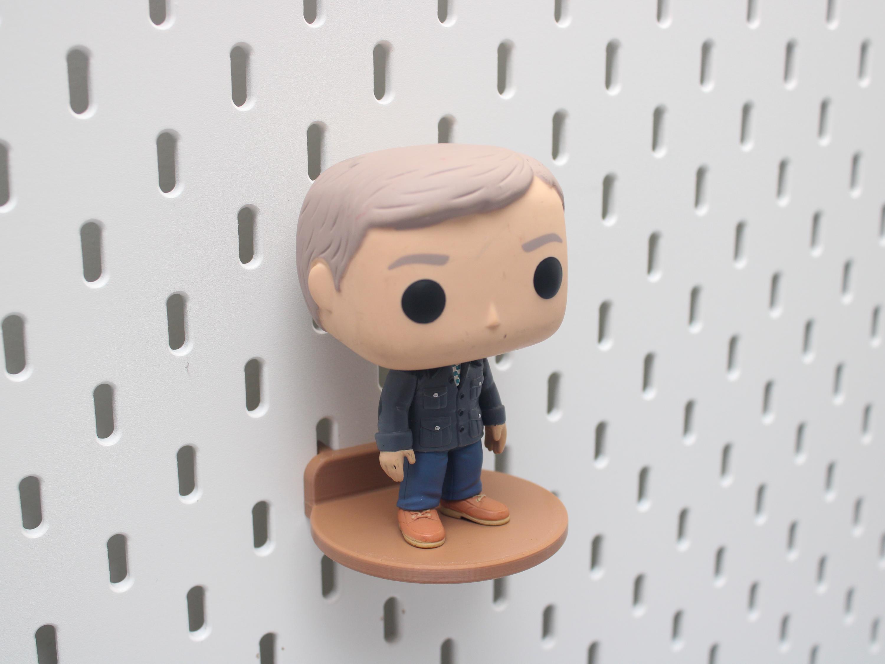 IKEA SKADIS Funko Pop Shelf | Display Stand for UPPSPEL Pegboard ...