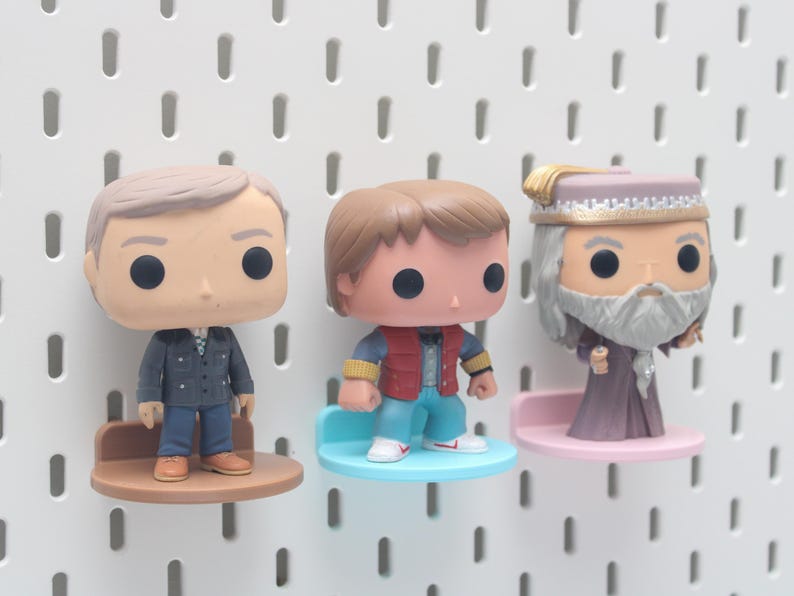 IKEA SKADIS Funko Pop Shelf | Display Stand for UPPSPEL Pegboard ...