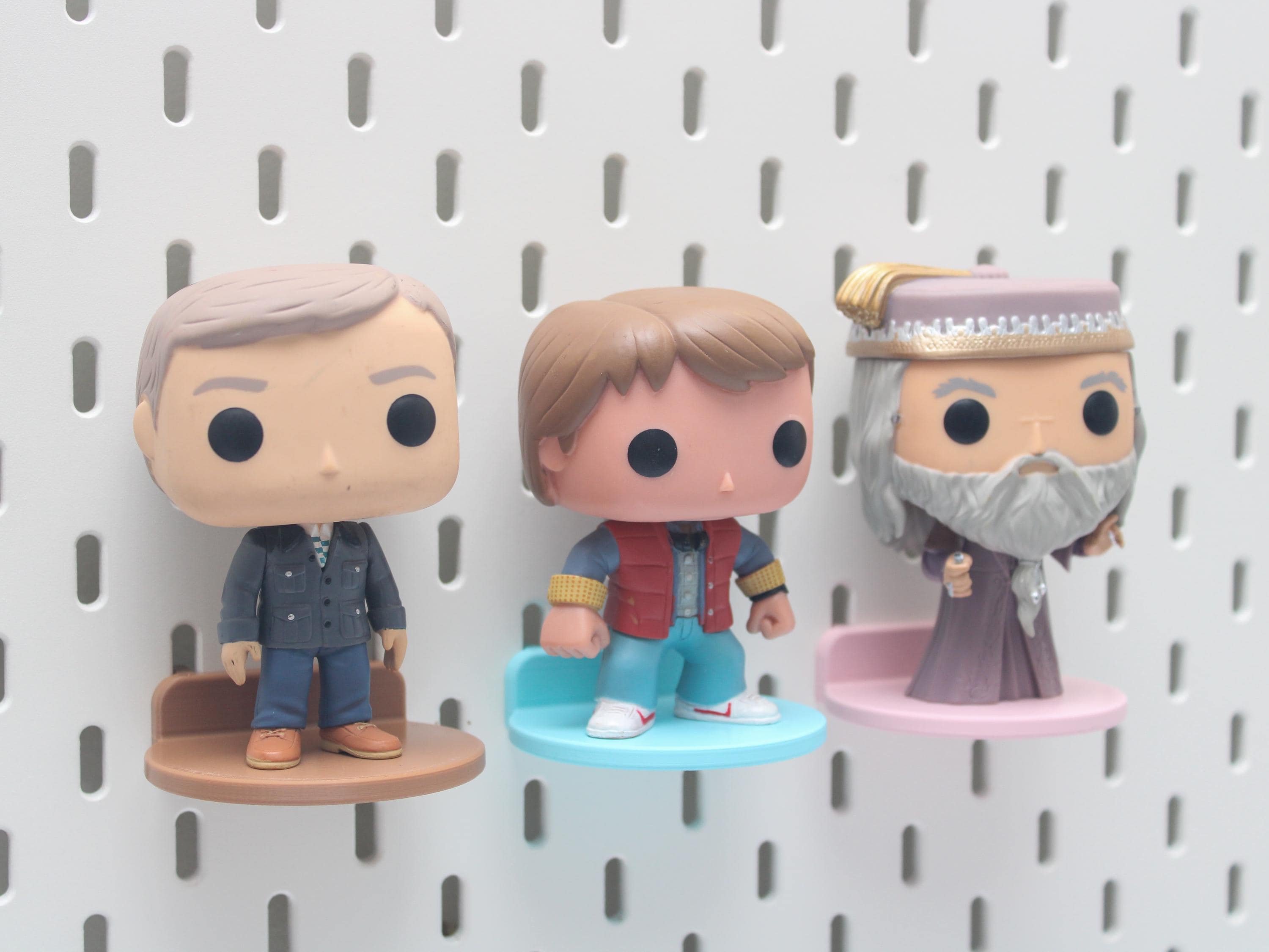 IKEA SKADIS Funko Pop Shelf | Display Stand for UPPSPEL Pegboard ...