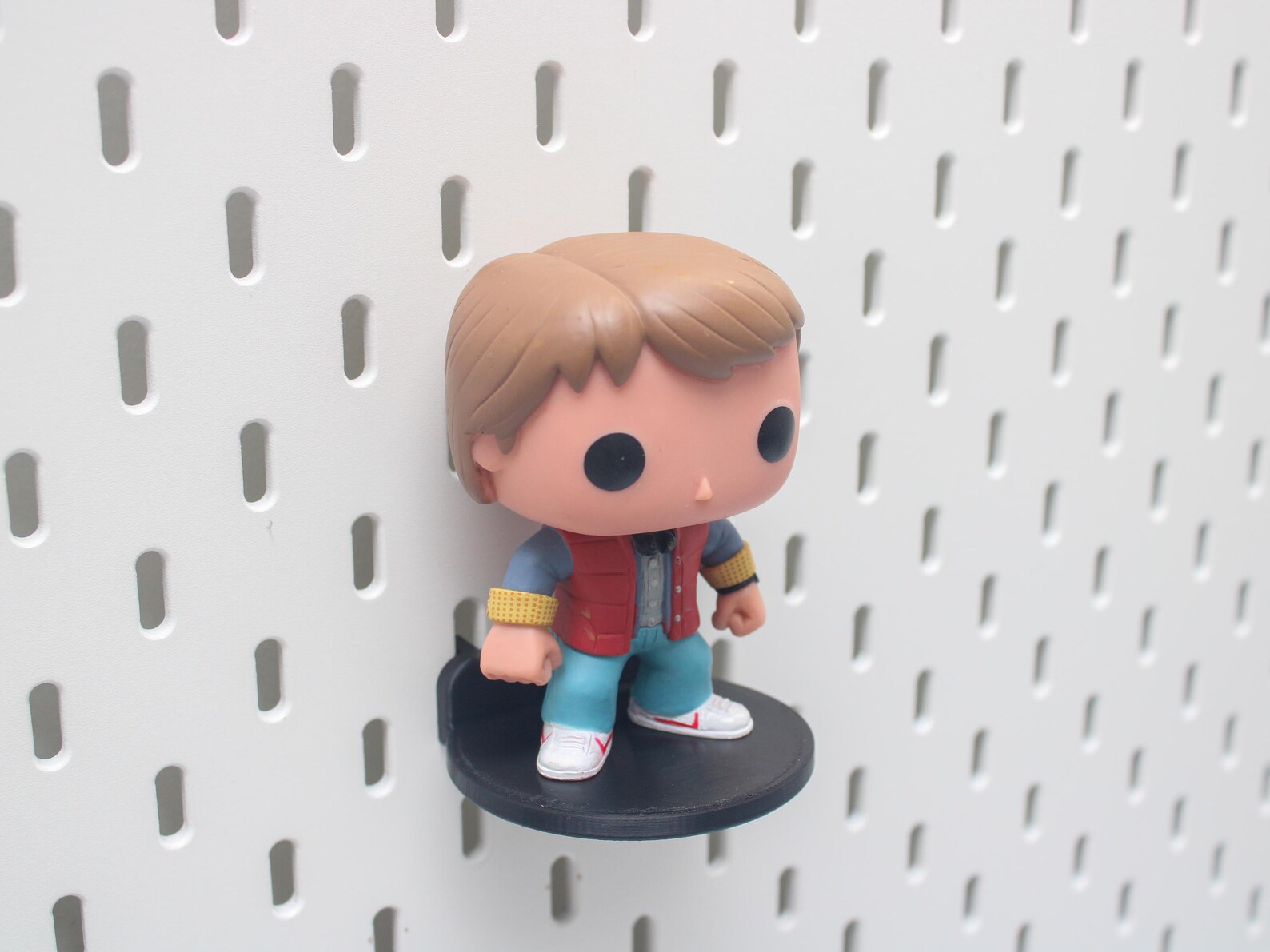 IKEA SKADIS Funko Pop Shelf | Display Stand for UPPSPEL Pegboard ...