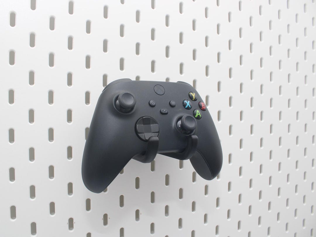 IKEA SKADIS Controller Mount | Pegboard Hooks for Xbox, PS5, Switch ...