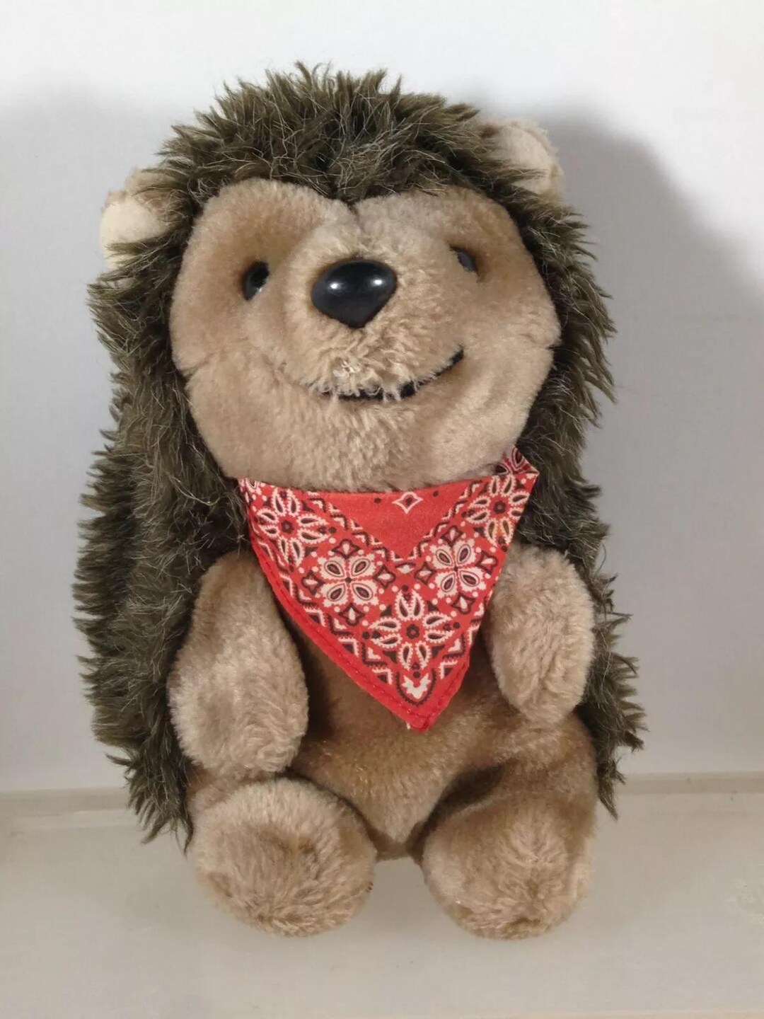 Plush Hedgehog Hand Puppet Avon Exclusive Bandana - Etsy