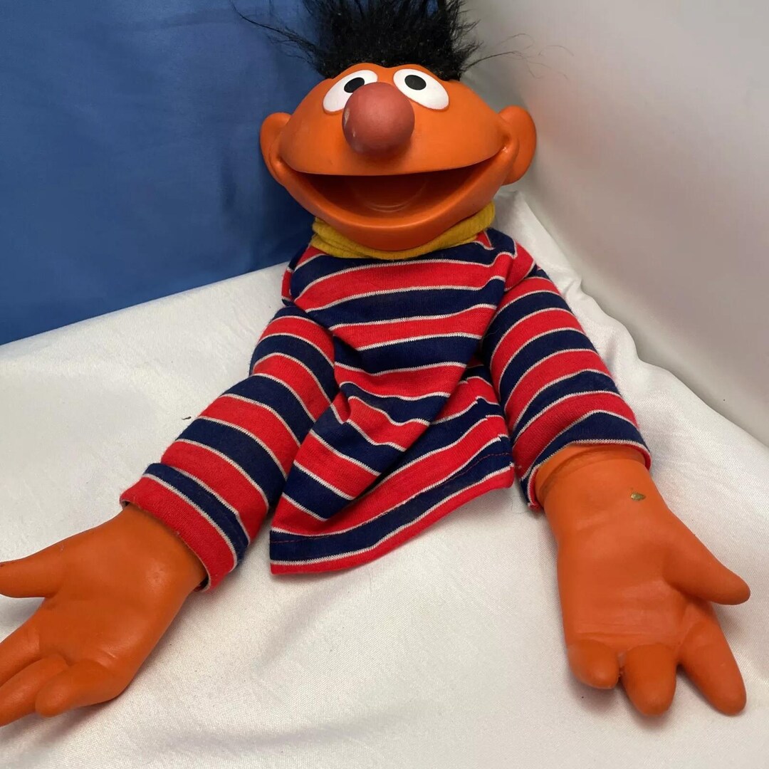 Vintage Jim Henson Ernie Muppet Puppet. - Etsy