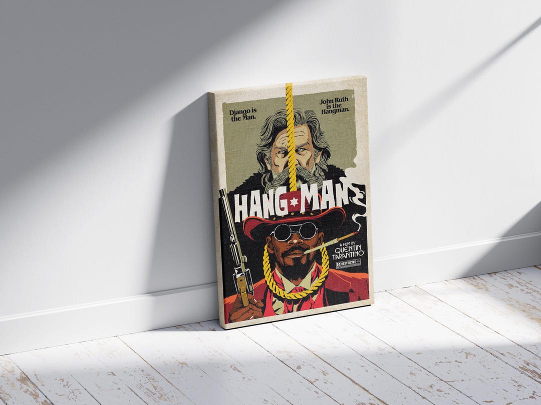 Django Unchained Poster, Django Poster, Django Canvas Print, Django ...