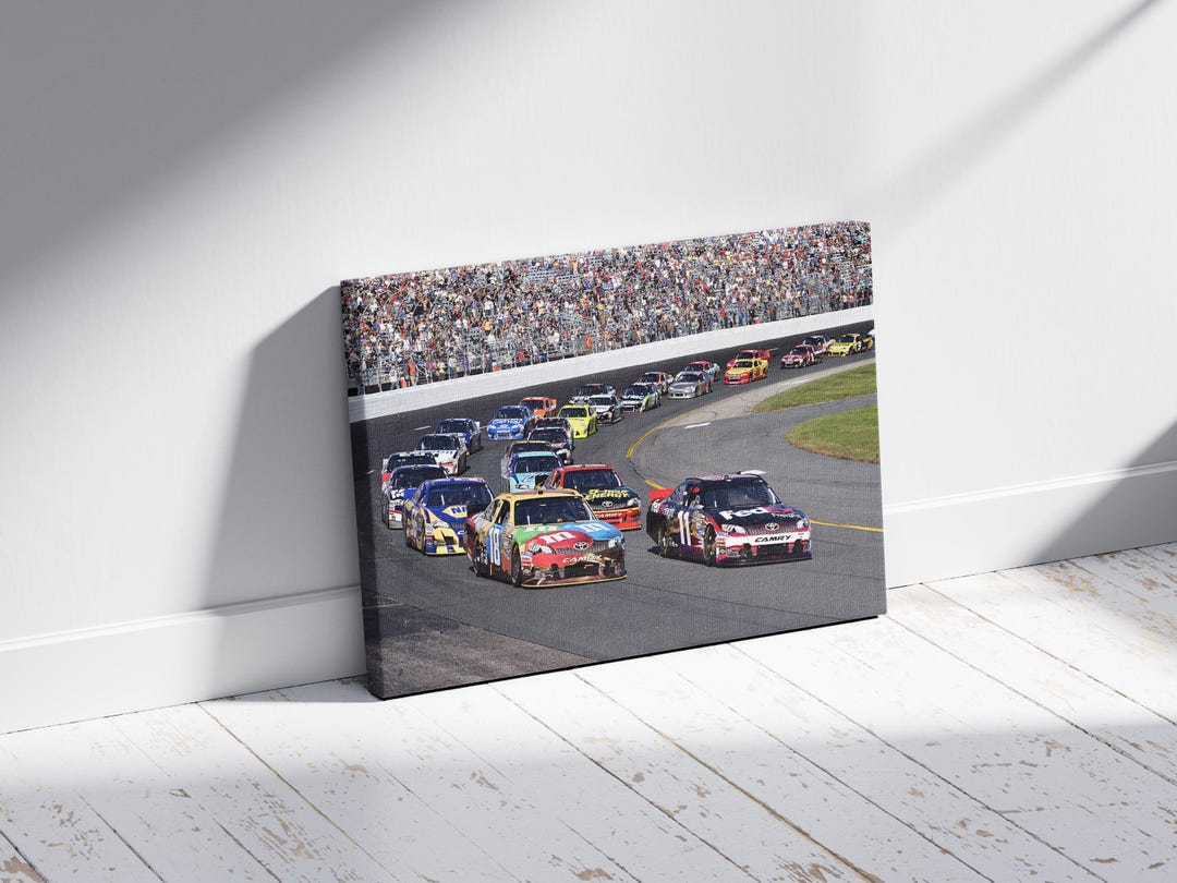 Nascar Poster, Nascar Racing Print, Racing Poster, Minimalist Poster ...