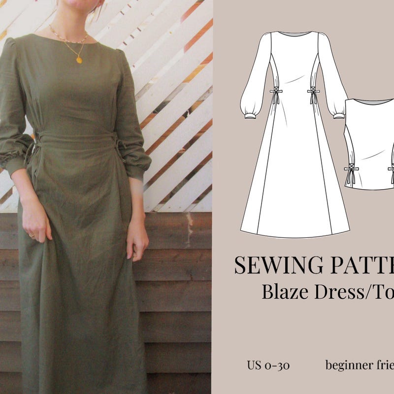 Modest Dress Pattern - Etsy