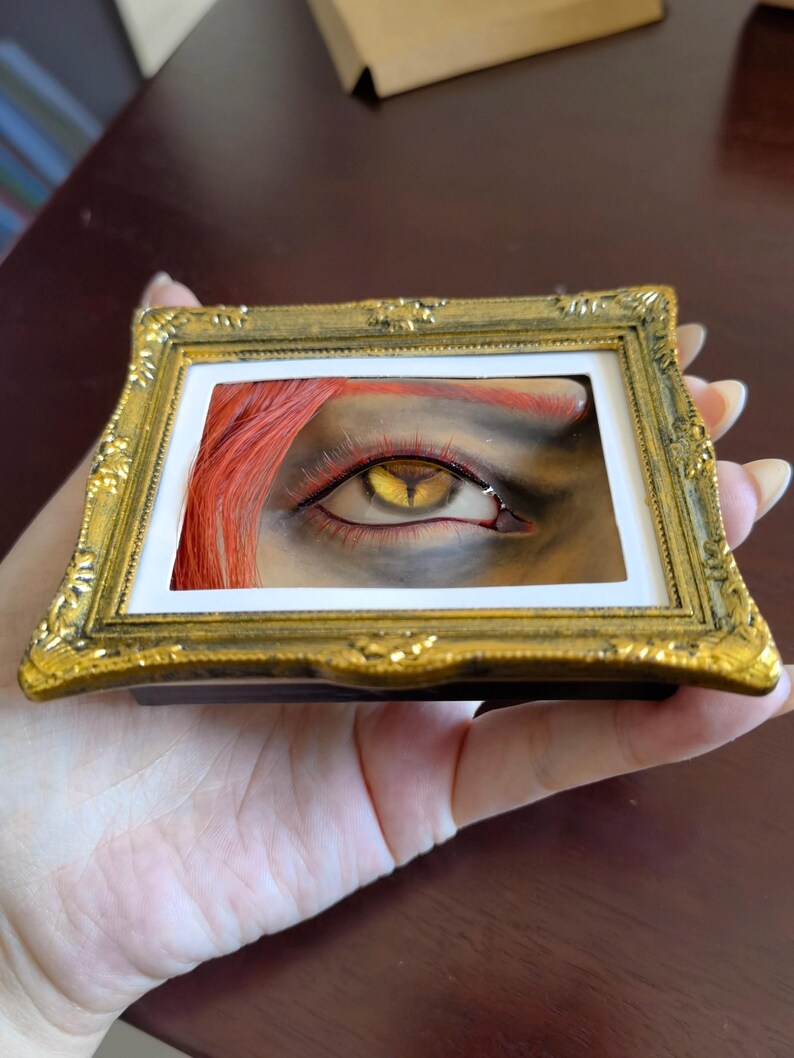 Elden Ring Messmer's Eyes in a Photo Frame Handmade Messmer's Eyes ...