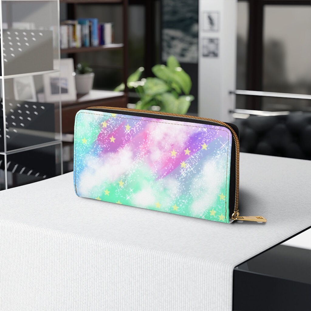 Kawaii Pastel Skies Zipper Wallet~kawaii Wallet |kawaii Pastel Purse ...