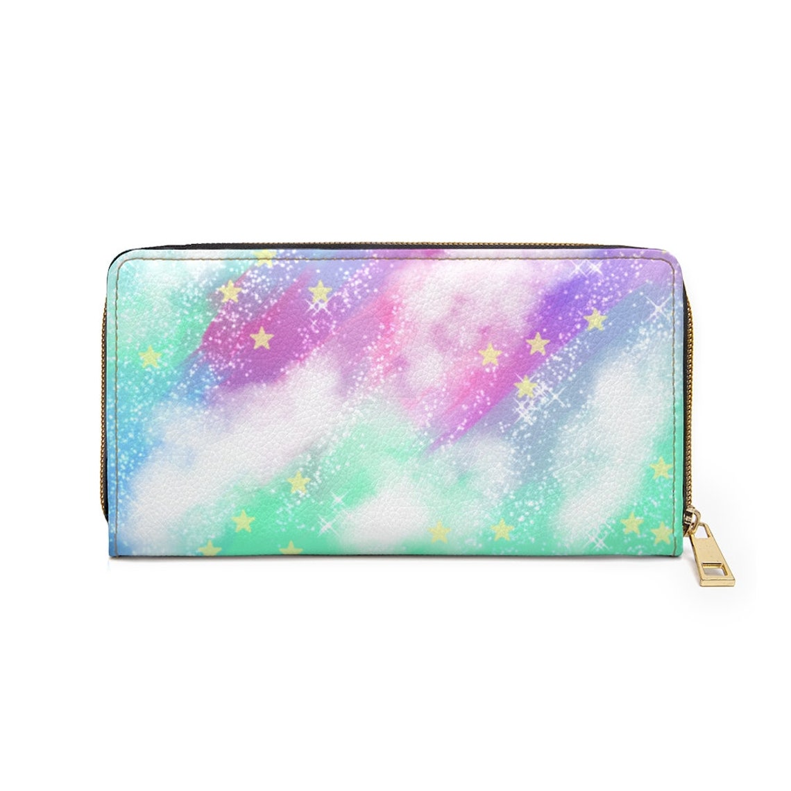 Kawaii Pastel Skies Zipper Wallet~kawaii Wallet |kawaii Pastel Purse ...