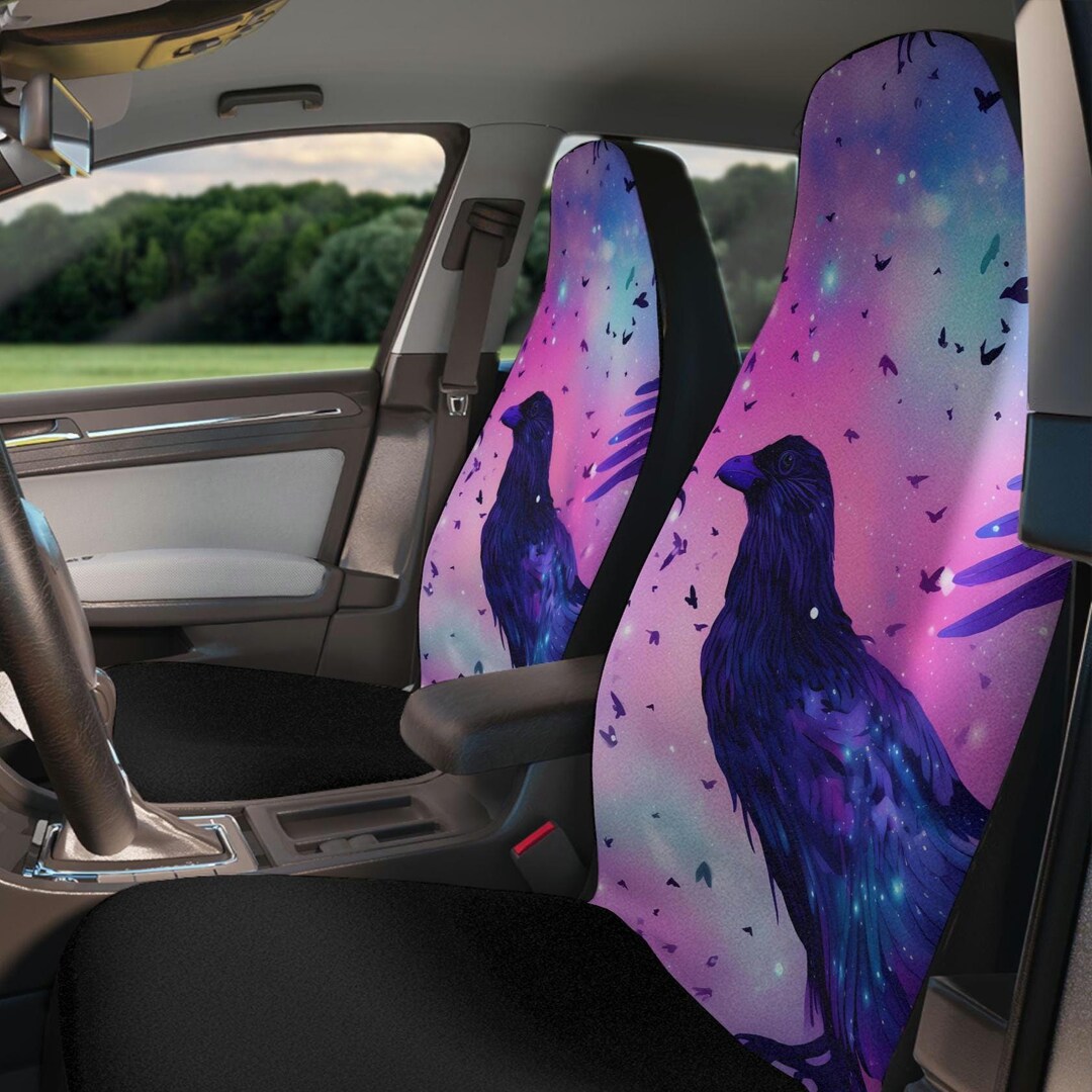 Raven Car Seat Covers~pastel Goth Vehicle Accessories| Halloween Gothic ...