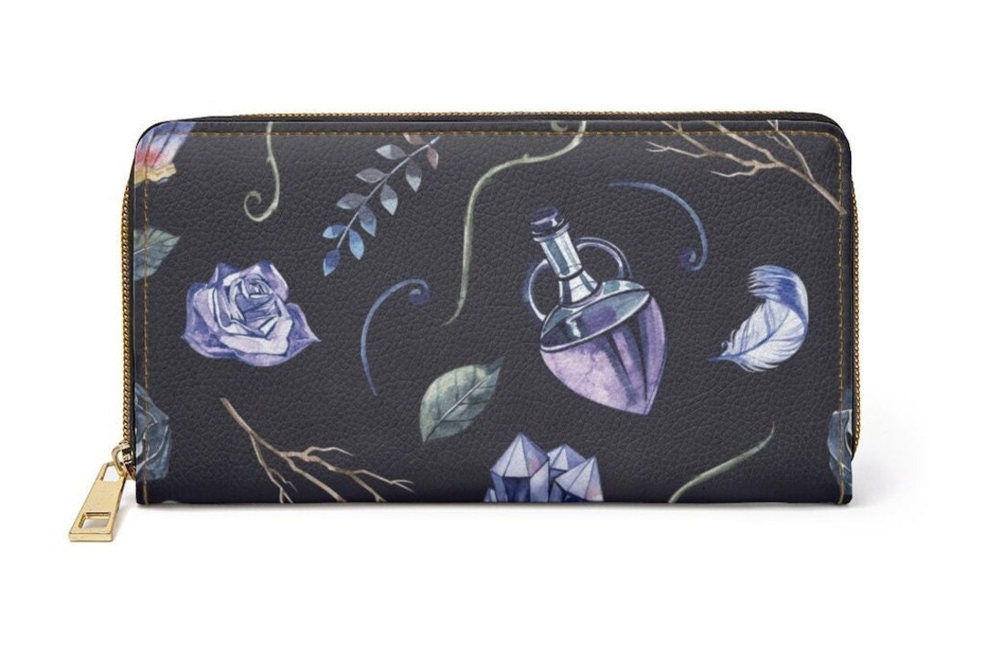 Witch Zipper Wallet~magical|potions|nature Womens Wallet|gift Idea - Etsy
