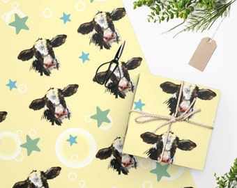 Cow Wrapping Paper - Etsy