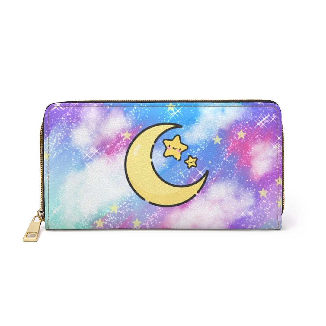 Kawaii Pastel Skies Zipper Wallet~kawaii Wallet |kawaii Pastel Purse ...