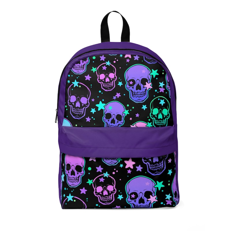 Purple School Backpack - Etsy