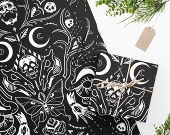 Black Gothic Paper - Etsy