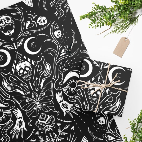 Witch Wrapping Paper - Etsy