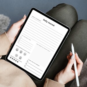 One Page Daily Journaling Sheet | Self-reflection | Printable Journal ...