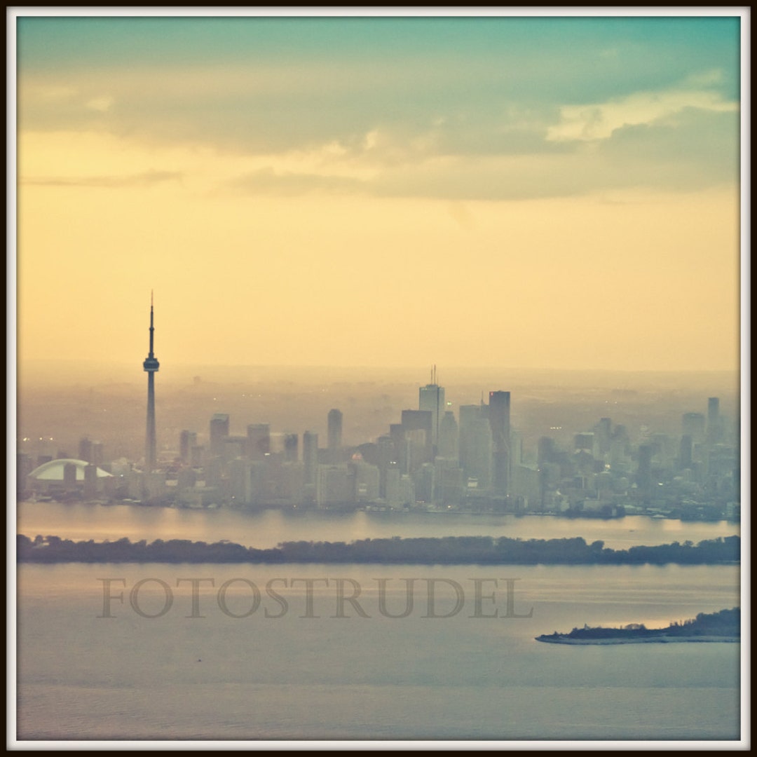 Toronto, Canada Photograph. Birds Eye View / YYZ / Downtown Skydome ...