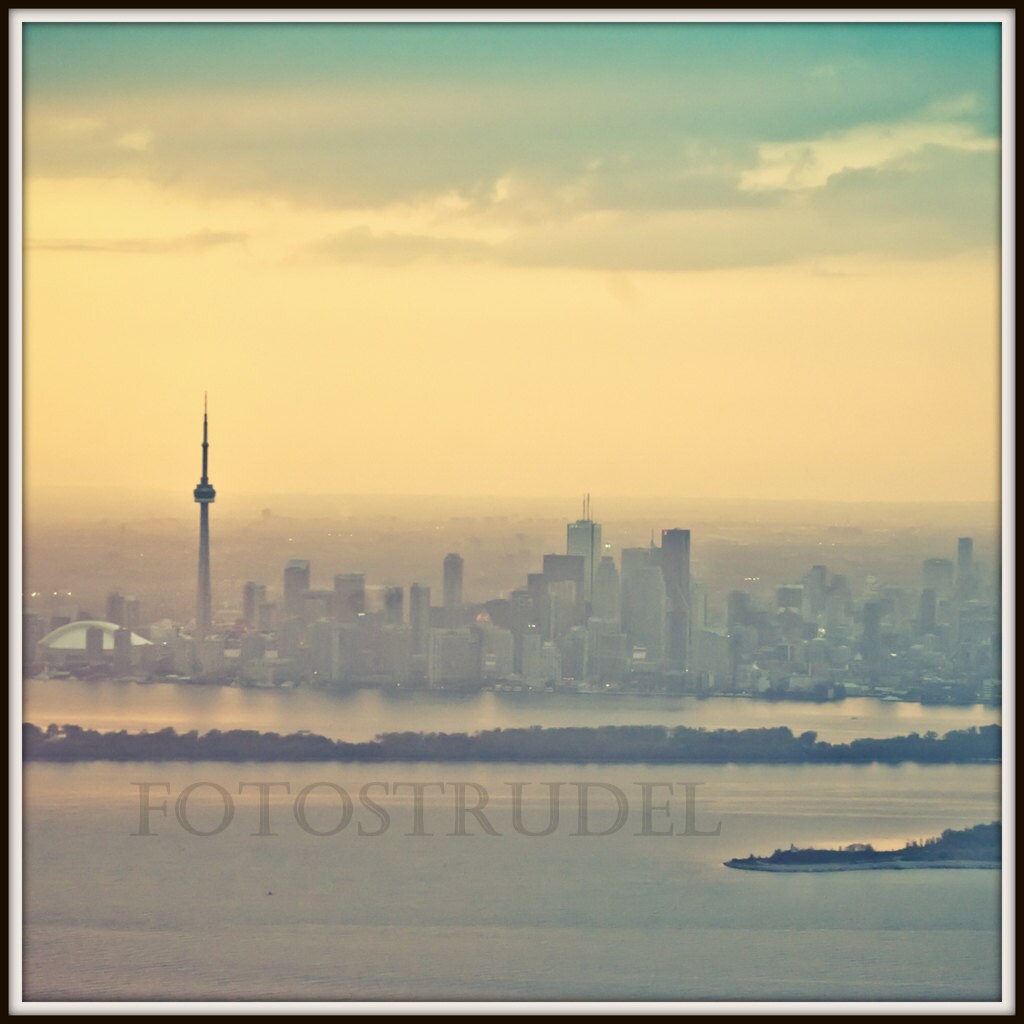 Toronto, Canada Photograph. Birds Eye View / YYZ / Downtown Skydome ...