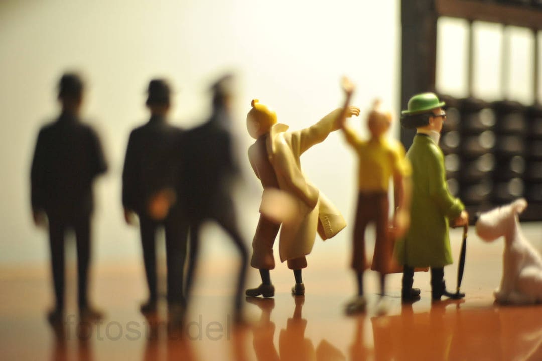 Tintin Photograph / Tintin and Friends/ Tintin Et Milou / Tim Und ...