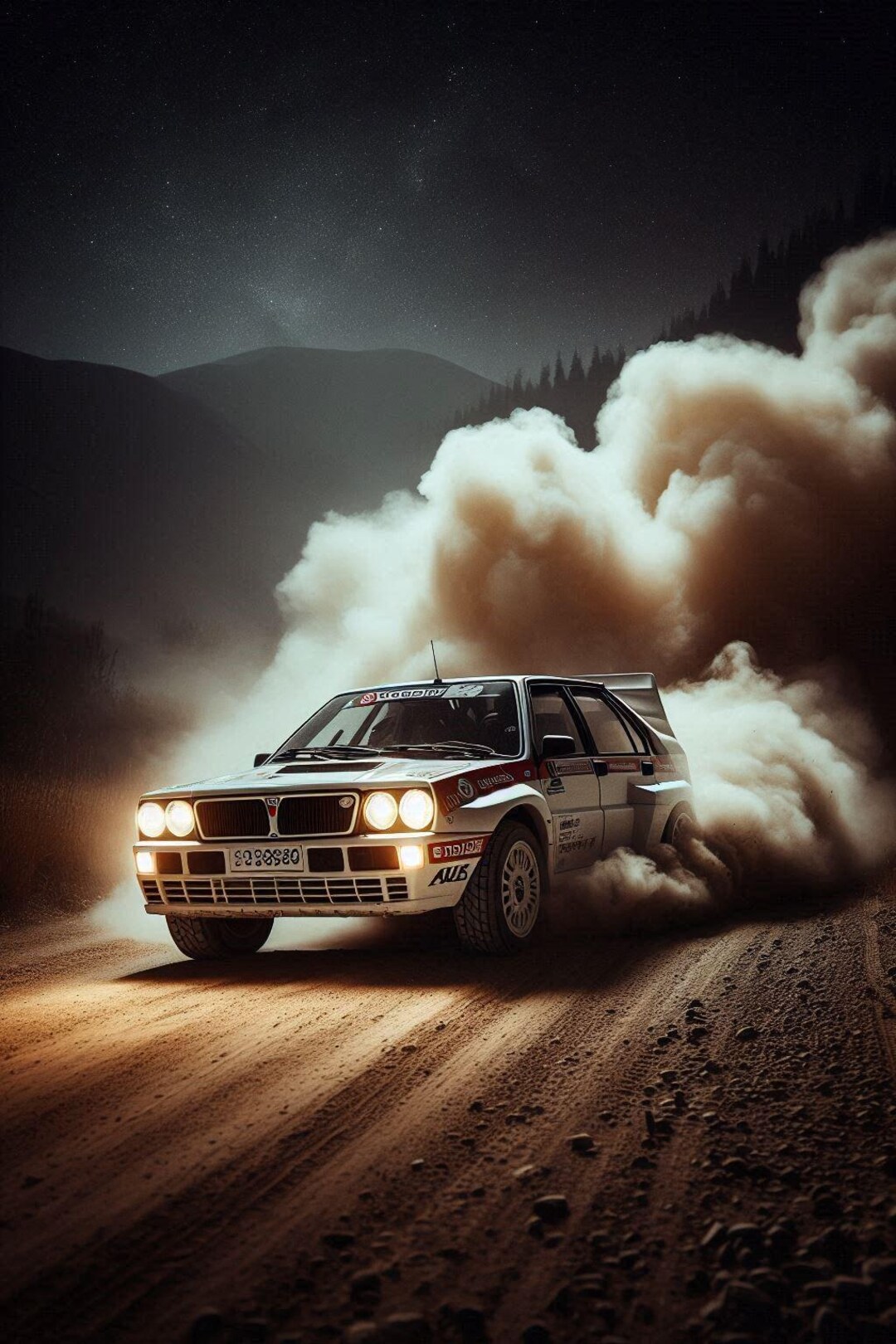 Faszinierend Lancia Delta Integrale Rally Ebenbild
