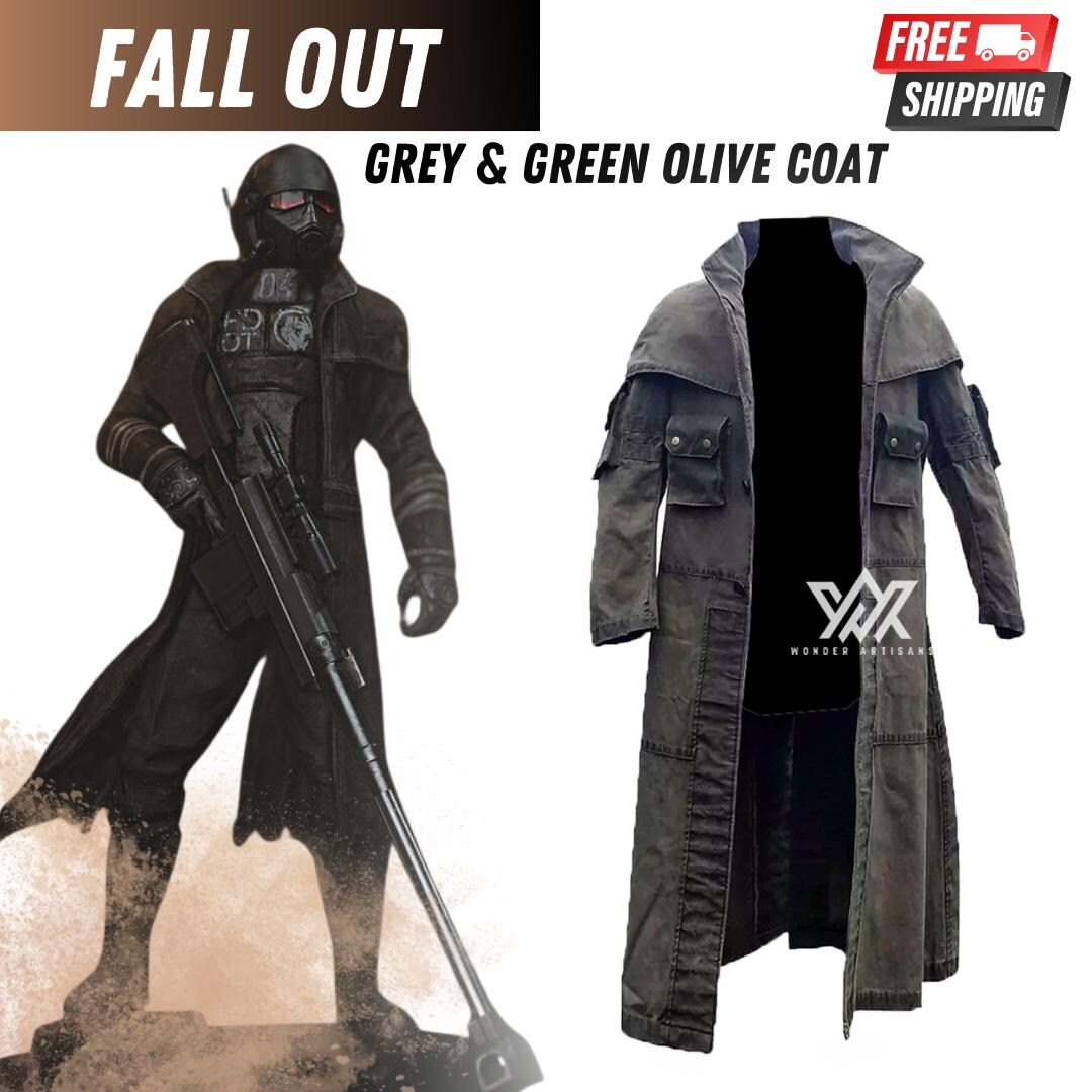 Elite Riot Gear Jacket NCR Ranger Duster Fallout: New Vegas Costume ...