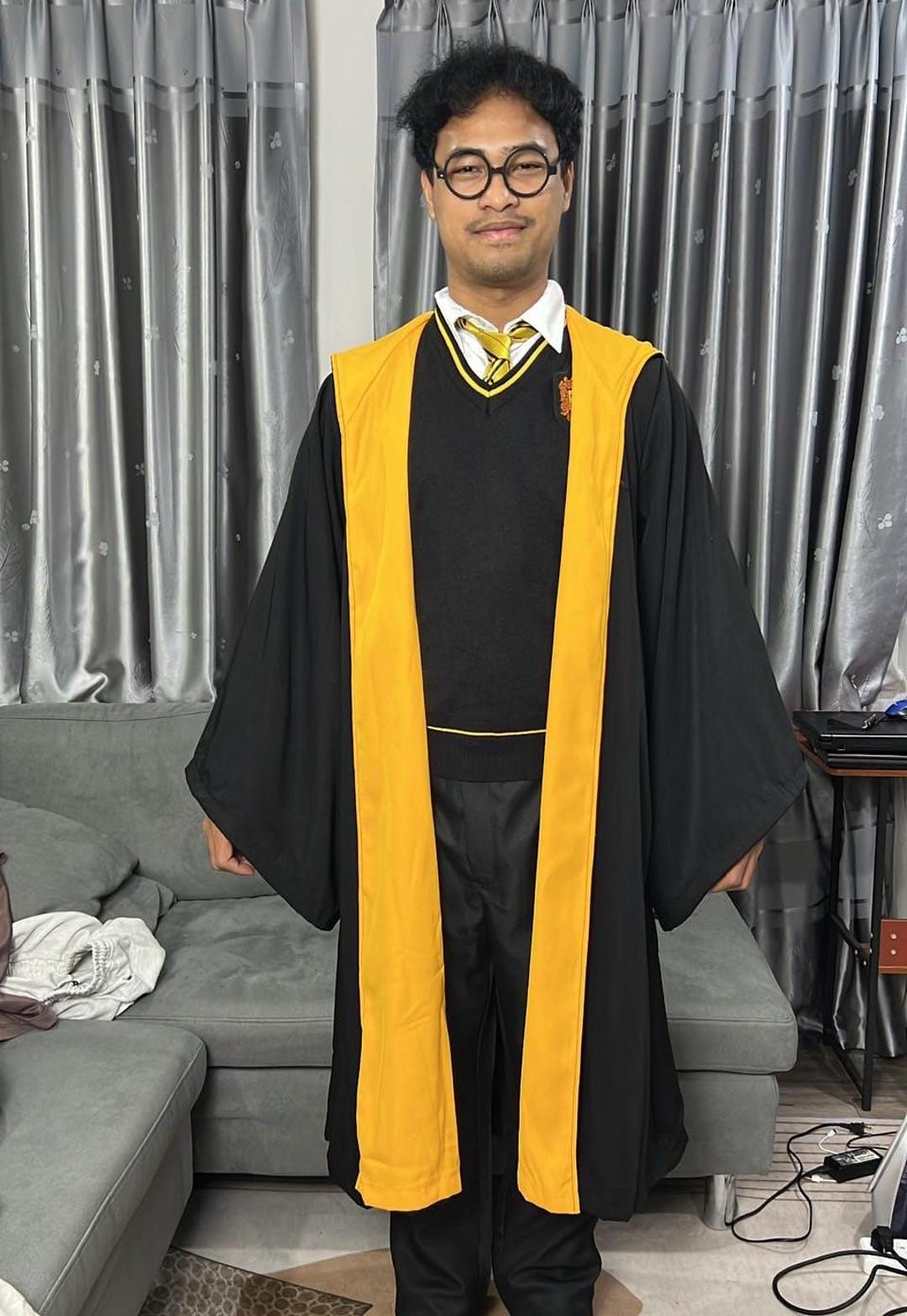 Wizard Robe , Yellow Robe, Wizard Cosplay, Halloween Costumes - Etsy