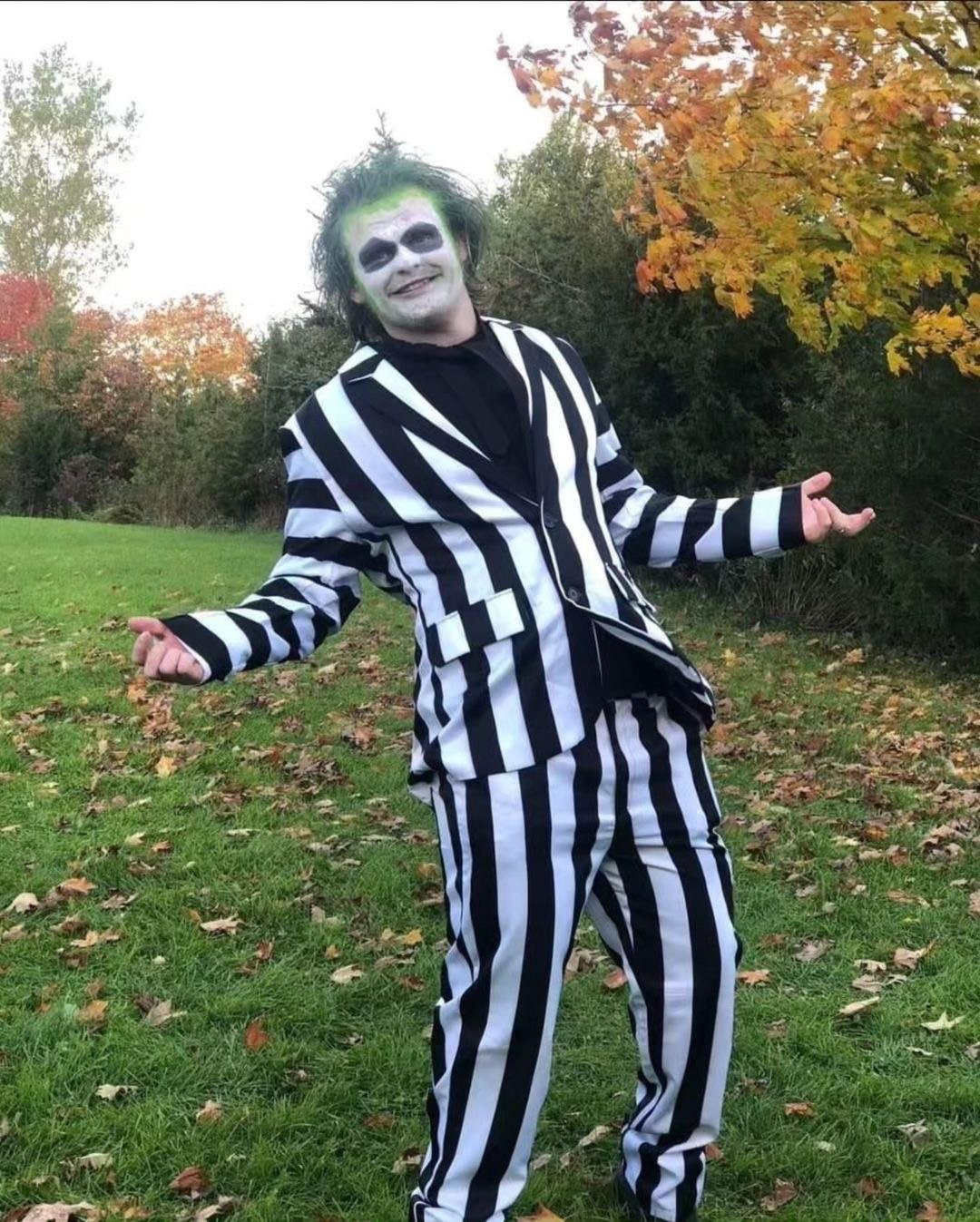 White and Black Suit for Men Cosplay Costume, Halloween Costumes - Etsy