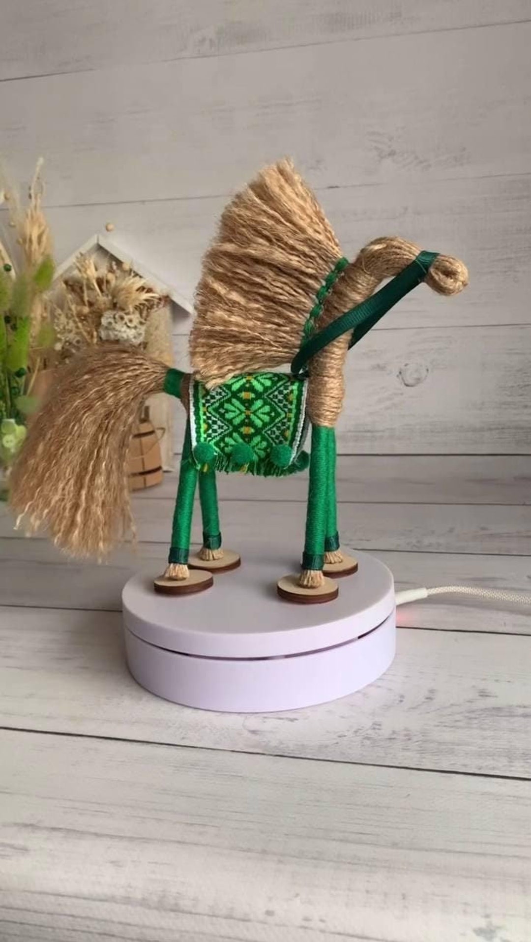 Handmade "solar Horse" Slavic Motanka – Symbol of Prosperity, Gift for ...