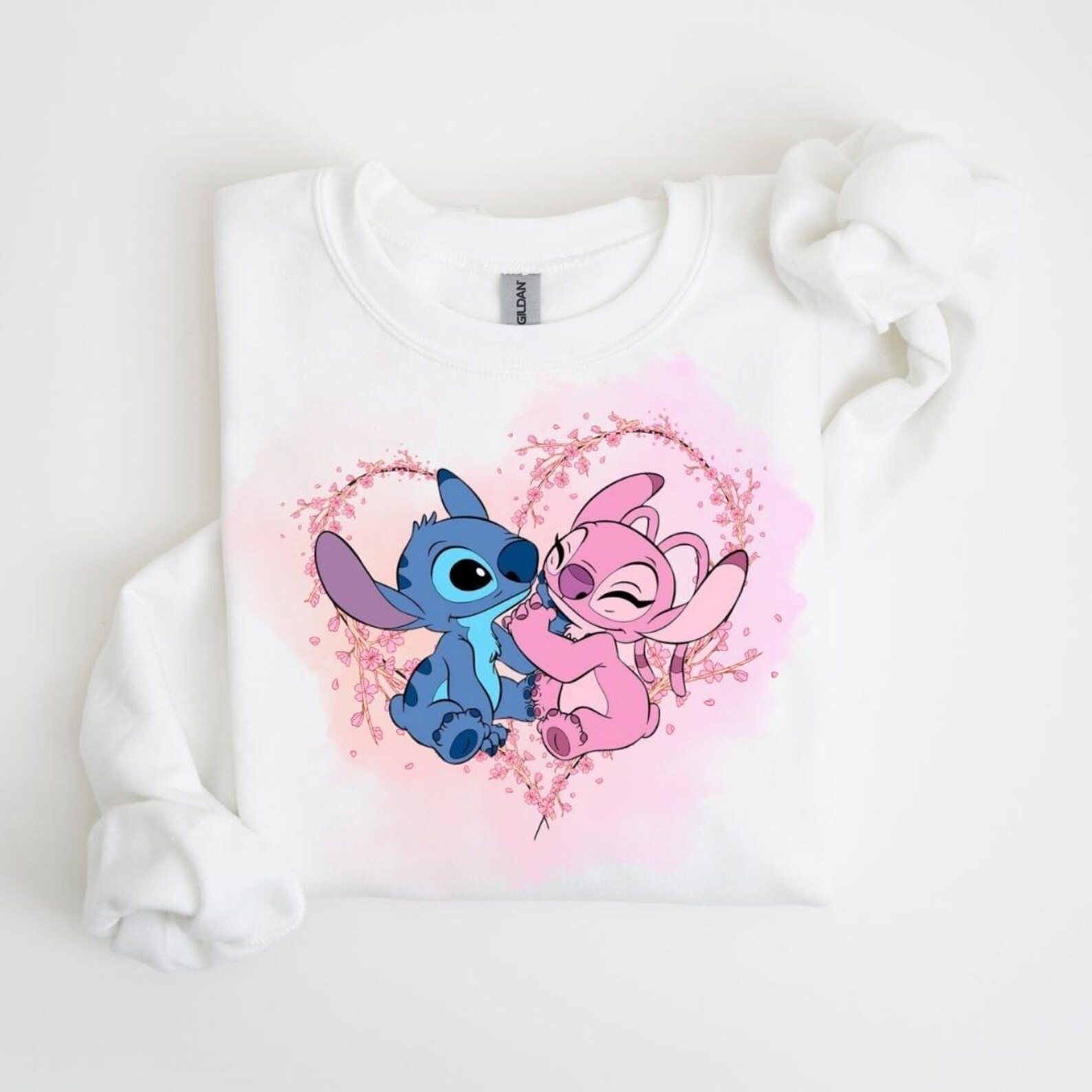 Stitch & Angel PNG , Stitch Couple Png, Stitch Love Png, Stitch Shirt ...