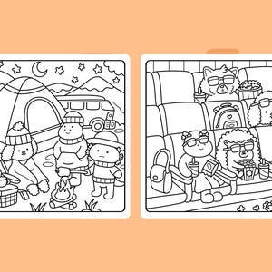 Cozy Hygge Coloring Pages | 10 Printable Coloring Pages | Cozy Season ...