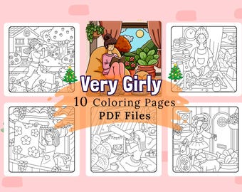 Cozy Girl Coloring Pages | 100+ Printable Coloring Pages | Cozy Season ...