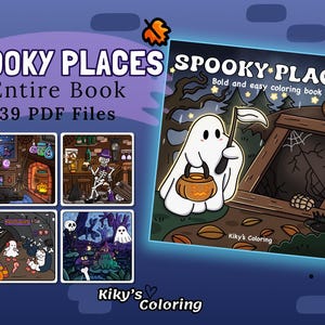 Spooky Cozy Coloring Pages | 39 Printable Coloring Pages | Spooky ...