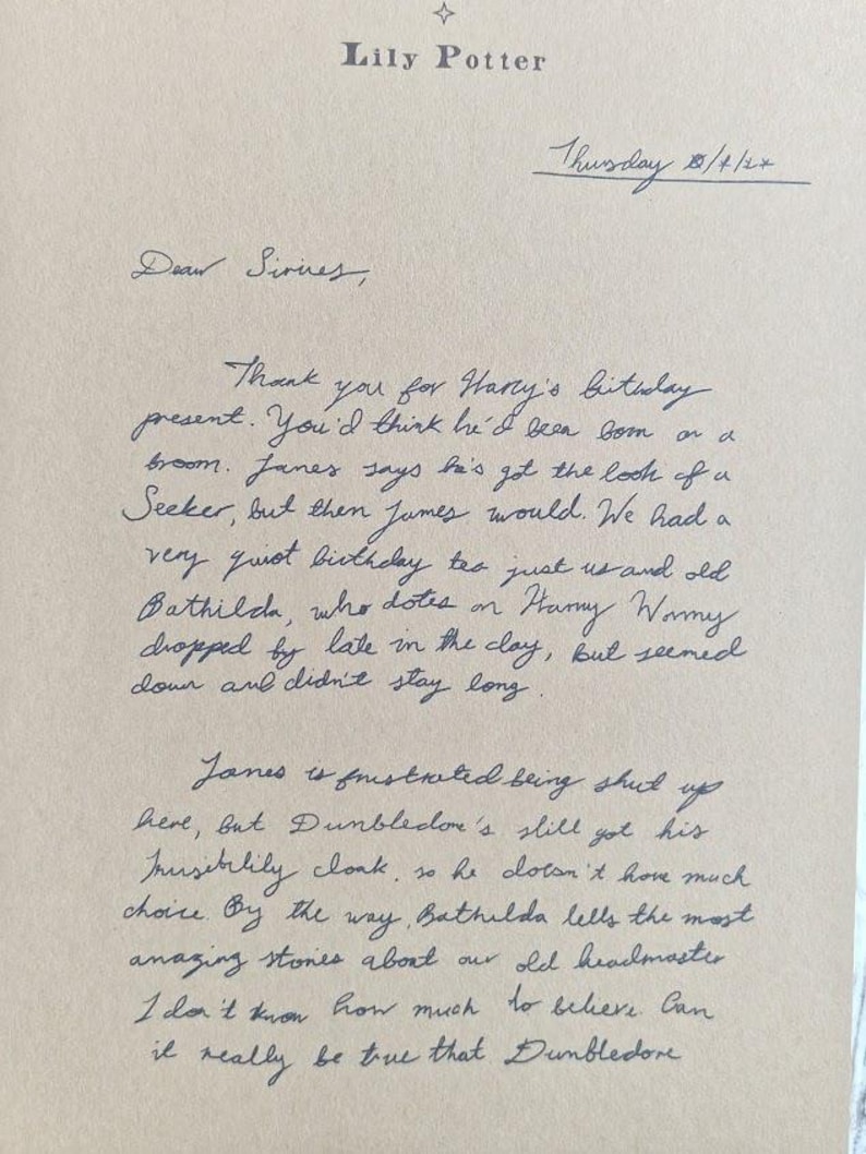 Acceptance Letter School of Witchcraft and Wizardry, Personalized. Mara ...