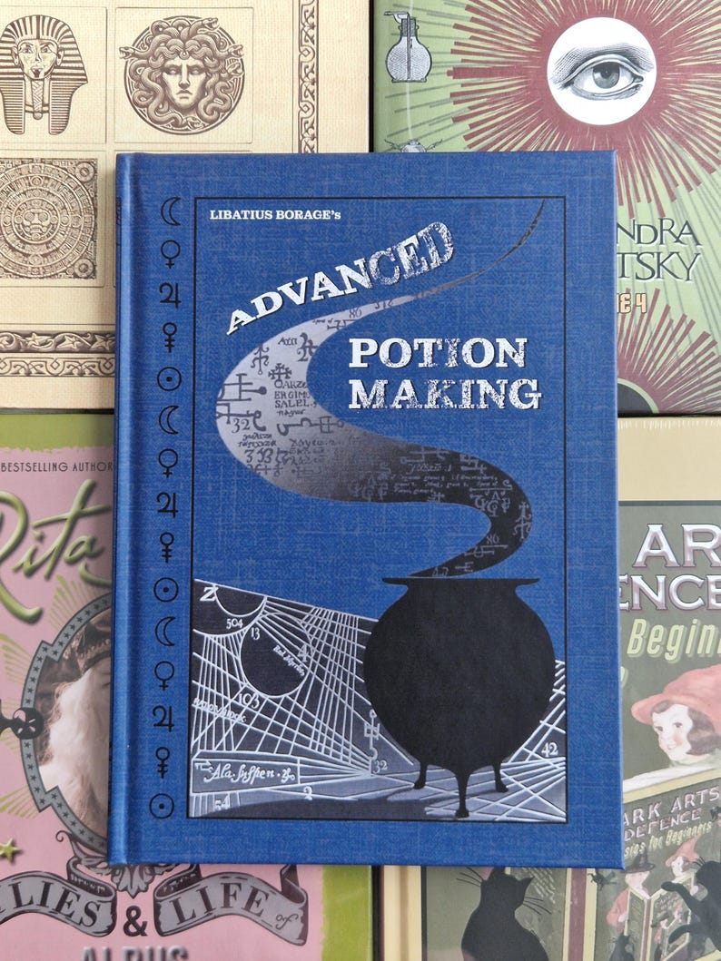 Advanced and Basic POTION MAKING Book Harry's Library Collection From ...