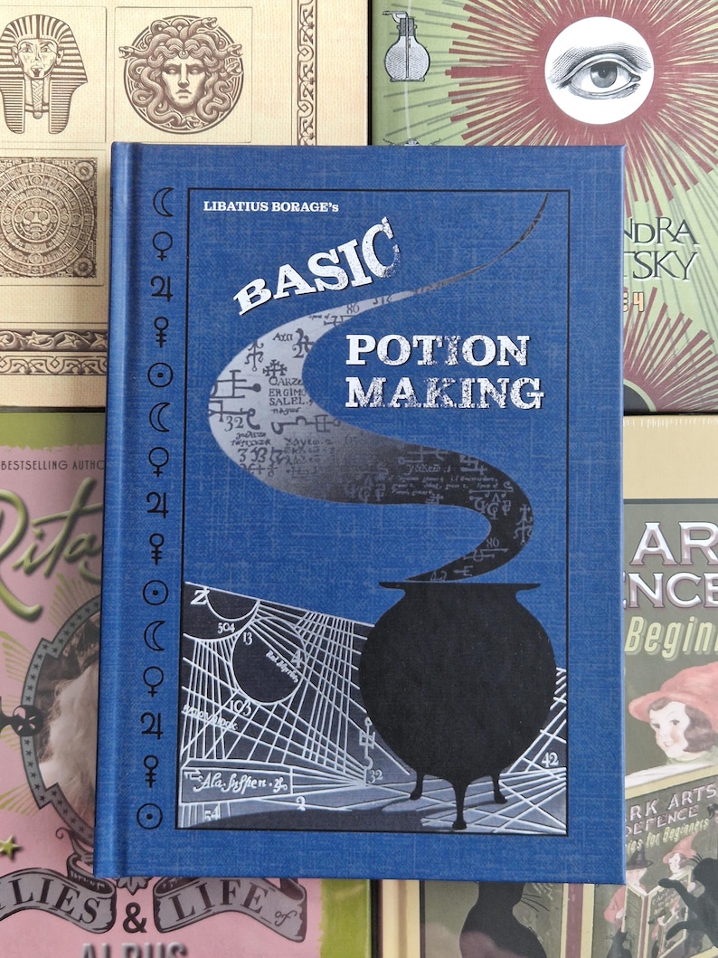 Potions Book Set: Advanced and Basic - Harry's Library Replica - Etsy