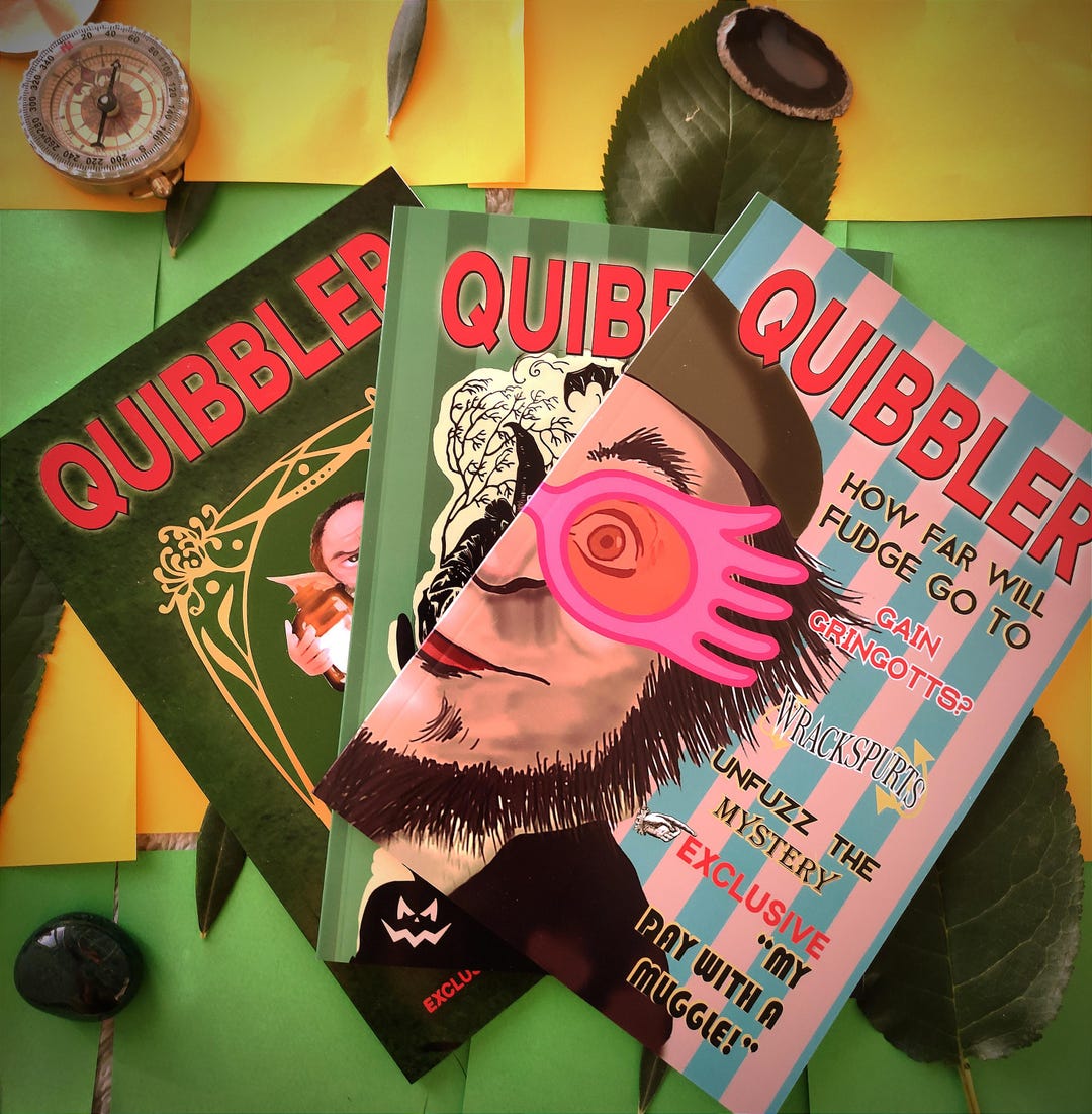Quibbler Magazine Set: Spectrespecs, Magical Reports, News Editions - Etsy