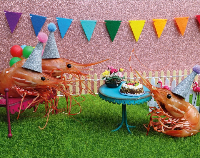 Shrimp Birthday Party Card by Shrimp Whisperer AK - Etsy