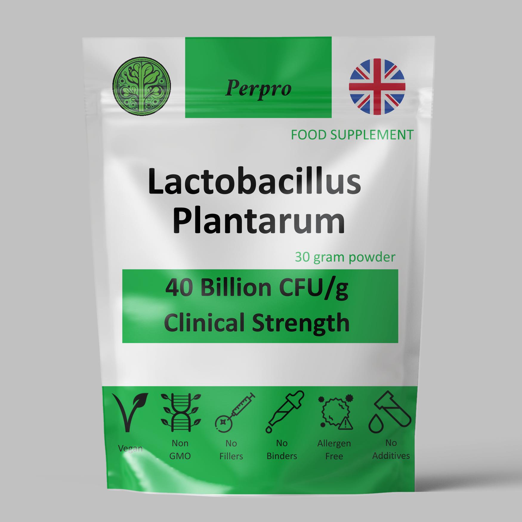 Lactobacillus Plantarum 40 Billion CFU/GRAM UK Made 30gram Powder - Etsy