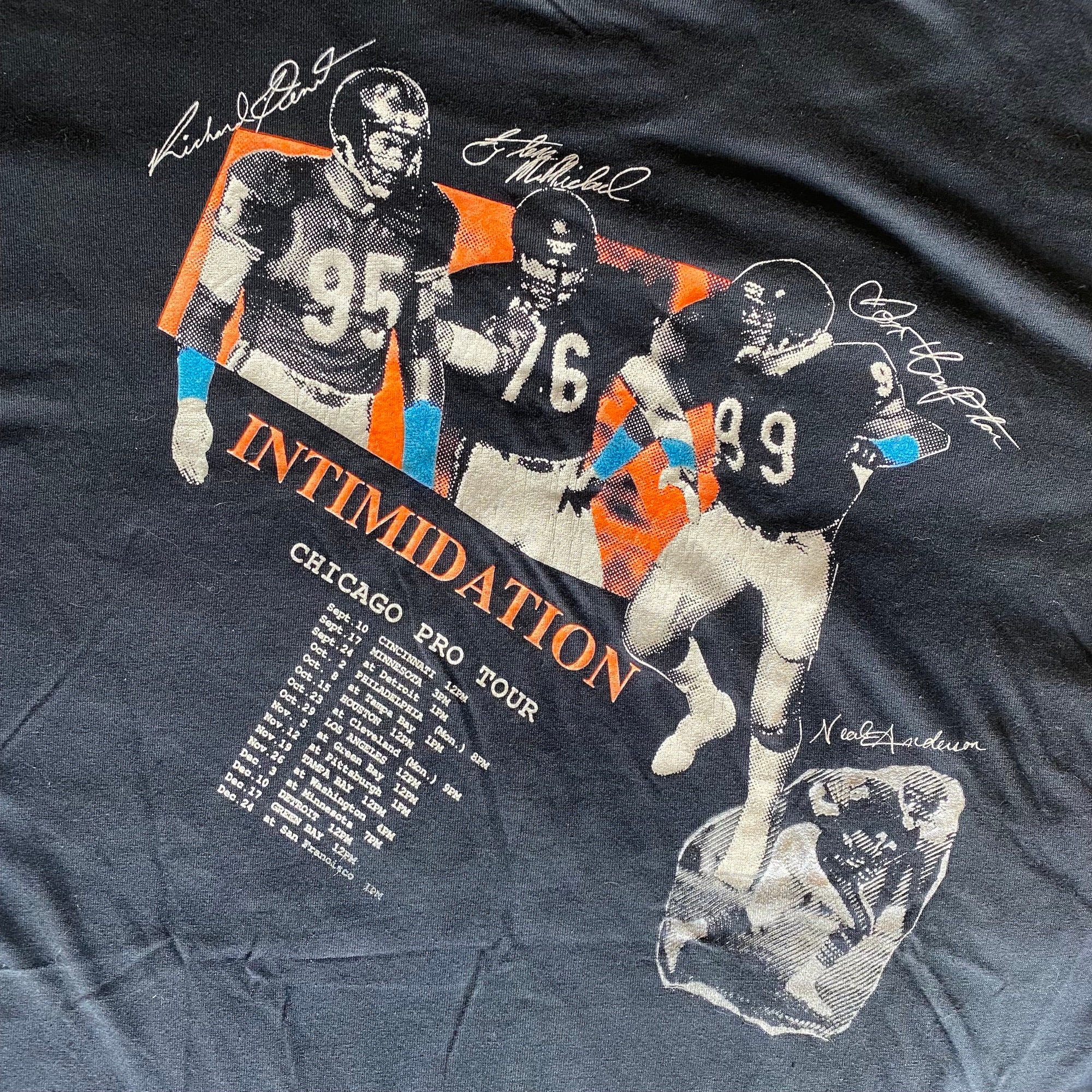 DEADSTOCK Vintage 80s Chicago Bears Pro Tour NFL T-shirt - Etsy