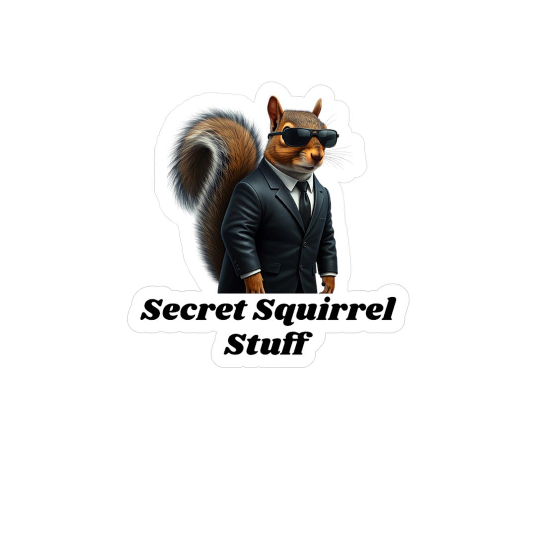 Secret Squirrel Stuff Vinyl Decal - Etsy