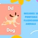 26 English Animal Alphabet Printable Flashcards, English Children's ...