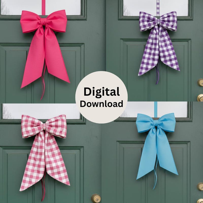 Giant Quilted Bow Pattern - Etsy