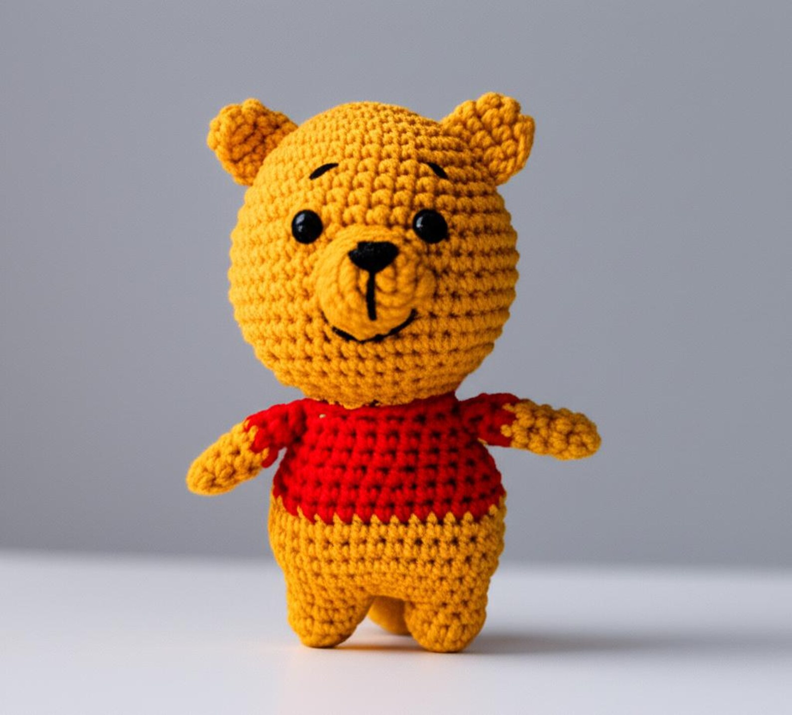 Winnie the Pooh Crochet Pattern, Bear Crochet Pattern, Amigurumi Winnie ...