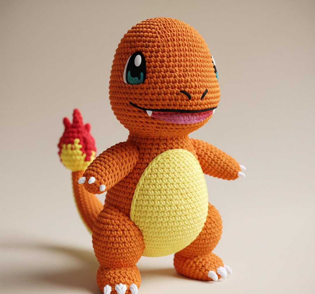 Charmander Crochet Pattern Amigurumi Pokemon Crochet Pattern PDF ...