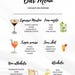 Event Drinks Menu - Etsy
