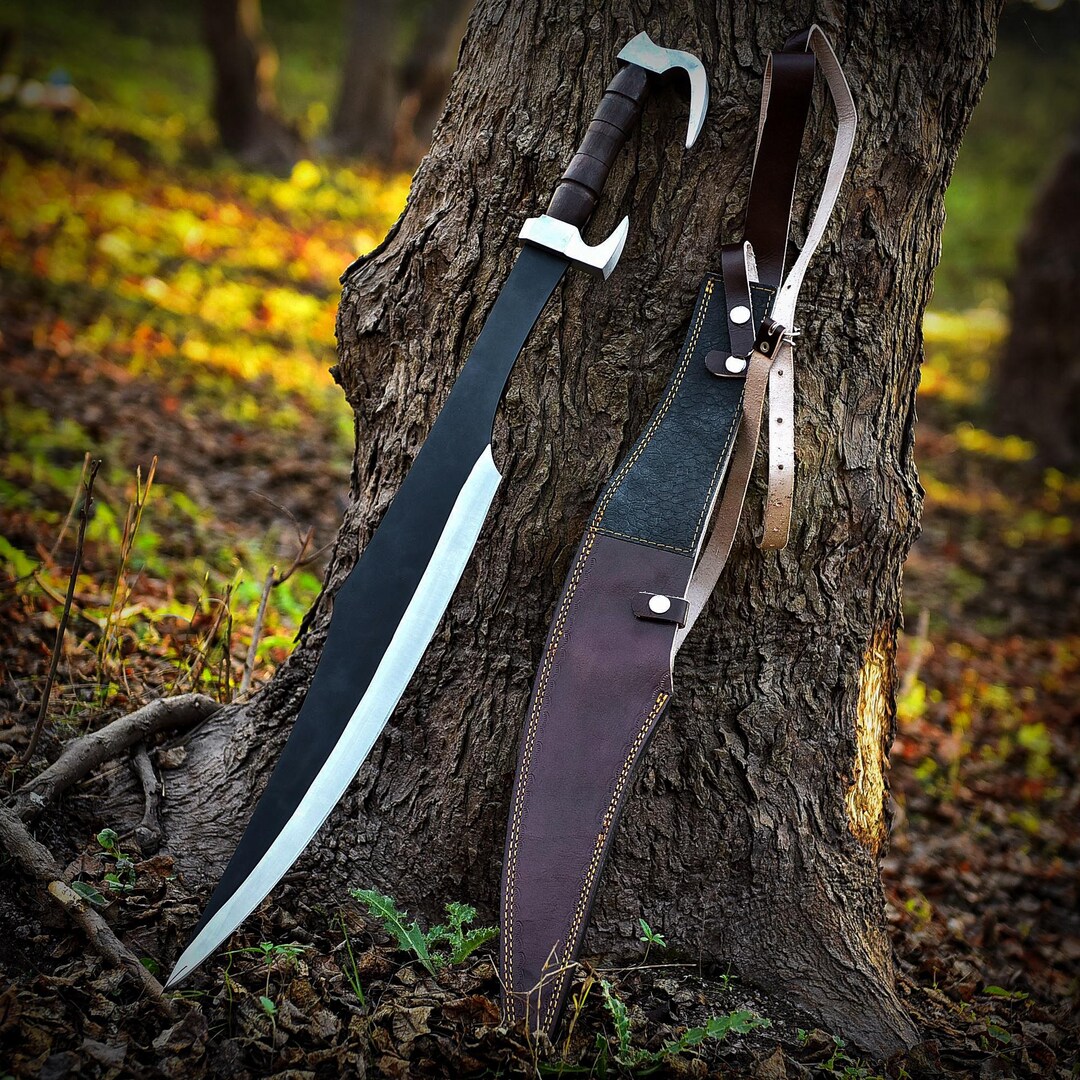 300 Spartan Sword Replica With Premium Leather Sheath | King Leonidas ...